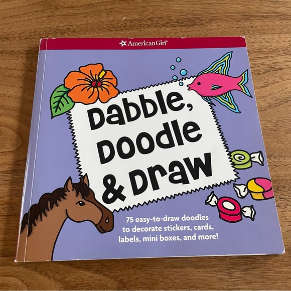 American Girl | Other | Guc American Girl Dabble Doodle Draw Book ...